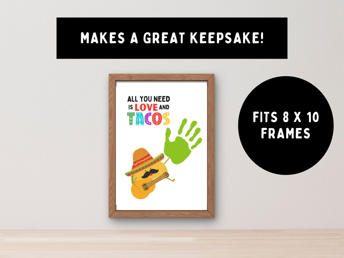 Cinco De Mayo Handprint Craft Bundle Printable DIY Craft Activities ...