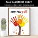 Fall Handprint Craft -- Printable DIY Autumn Art Activity -- Fun for ...