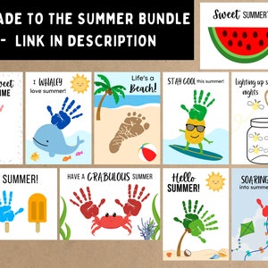 Summer Palm Tree Handprint Craft -- Printable DIY Tropical Art Activity ...