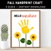 Sunflower Handprint Craft -- Printable DIY Art Activity for Kids ...