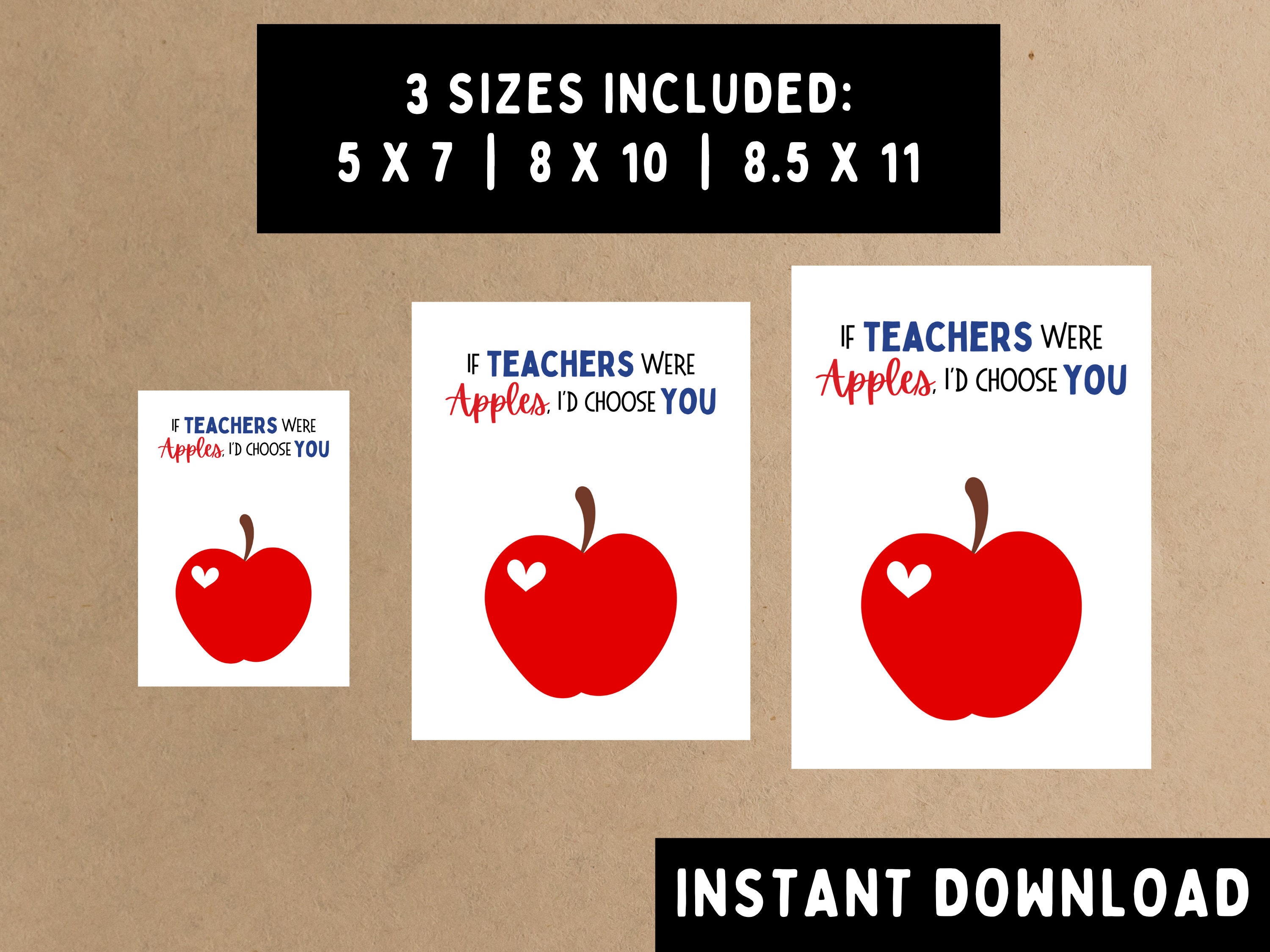 Teacher Appreciation Handprint and Fingerprint Craft Bundle Printable ...