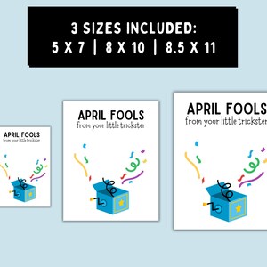 April Fools Day Handprint Craft Bundle - Printable DIY Art Activities ...
