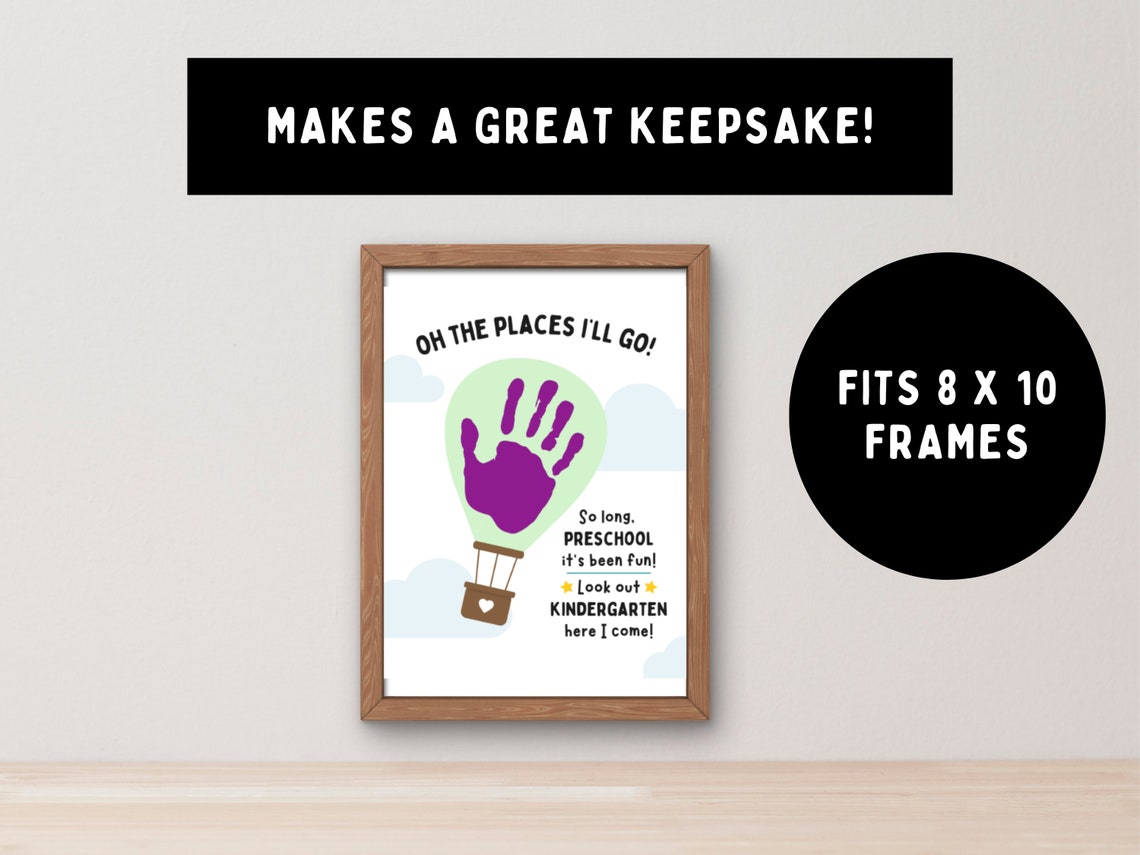 Preschool / Pre-k Graduation Handprint Craft Bundle Printable DIY Craft ...