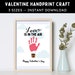 15 Valentine's Day Handprint and Footprint Craft Bundle Printable DIY ...