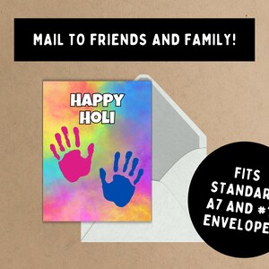 5 Holi Handprint and Footprint Craft Bundle Printable DIY Craft ...