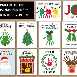 Mistletoe Handprint Craft Printable DIY Christmas Handprint Activity ...