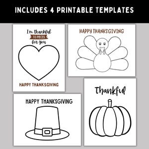 Thanksgiving Cut and Paste Paper Crafts -- Printable Torn Paper Art ...