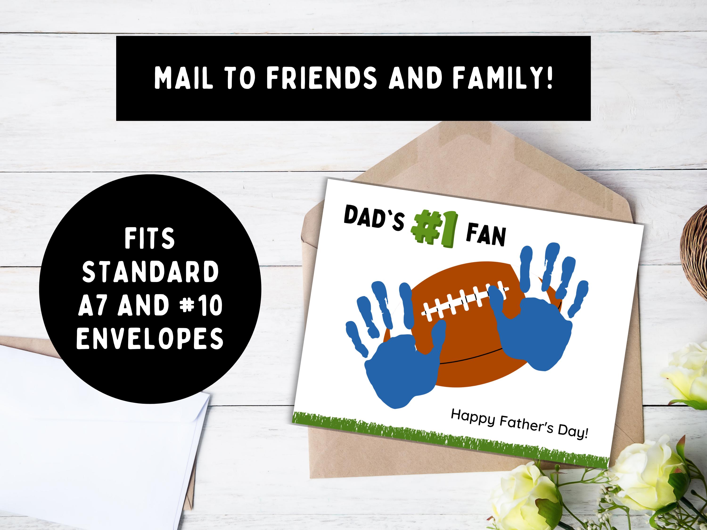 Father's Day Handprint, Footprint & Fingerprint Craft Bundle ...