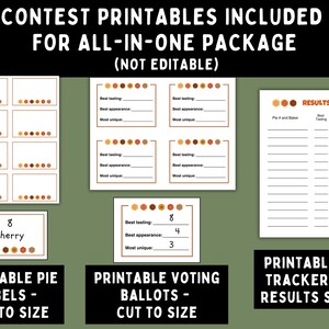 Pie Bake-off / Pie Swap / Pie Contest - Editable Canva Template Flyer ...