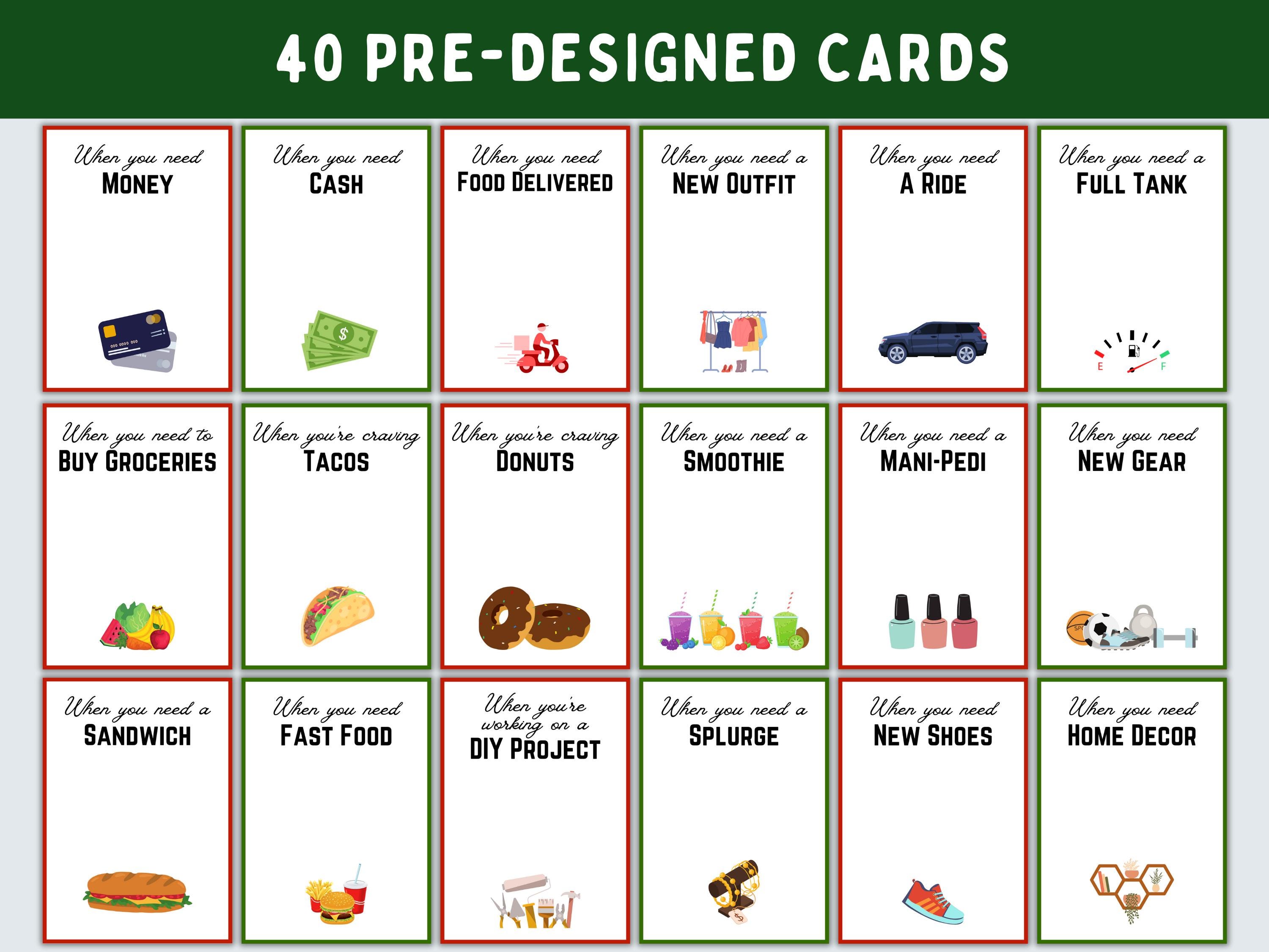 Christmas Gift Card Book - Printable Christmas Gift Card Holder for ...