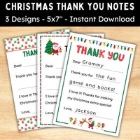 Santa Thank You Letter: Color-in Card (digital Download) - Etsy