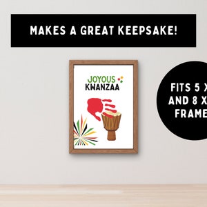 Kwanzaa Handprint and Fingerprint Craft Bundle - Printable School and ...
