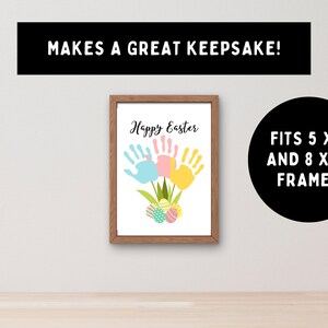 Easter Handprint, Footprint & Fingerprint Craft Bundle - Printable DIY ...