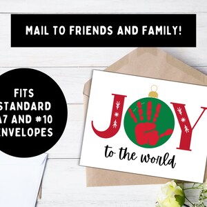 10 Christmas Handprint & Footprint Craft Bundle -- Printable DIY ...