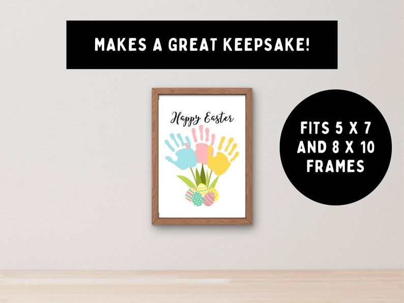 10 Easter Handprint and Footprint Craft Bundle Printable DIY Spring ...