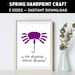 Spring April Showers Handprint Craft Printable DIY Spring Craft ...