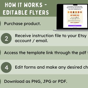 Pie Bake-off / Pie Swap / Pie Contest - Editable Canva Template Flyer ...