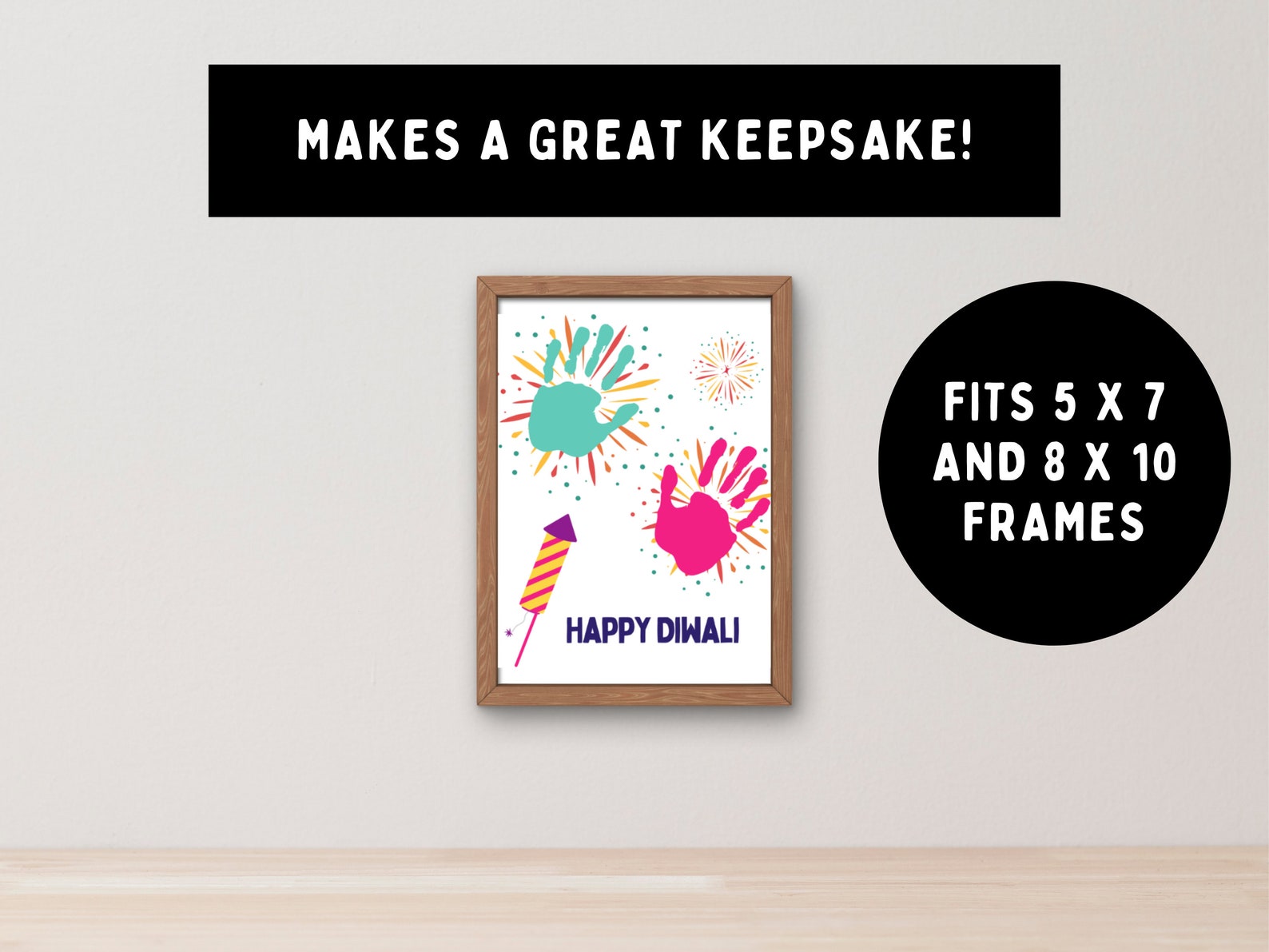 Diwali Handprint Craft Bundle -- Printable DIY Art Activities for Kids ...