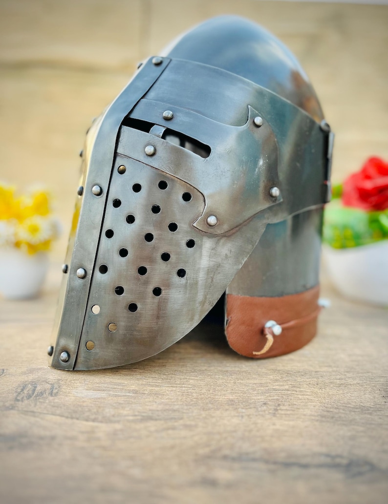 Medieval Griffon Bascinet Helmet Hand Forged Crusader Knight Armor ...