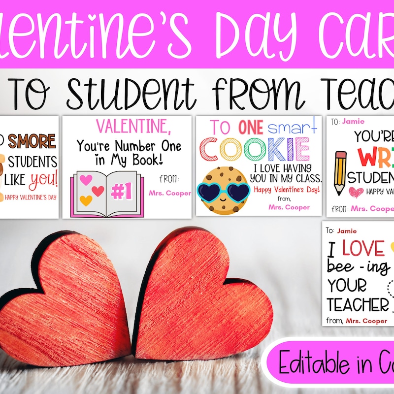Teacher Valentines - Etsy