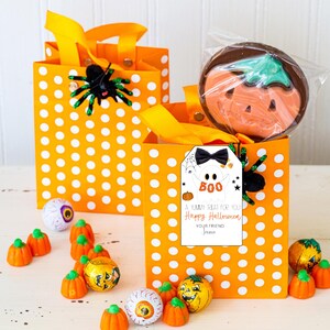 Halloween Gift Tags, Halloween Favor Tags, Trick or Treat Favor Tags ...