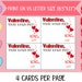Printable Valentine's Day Cards, Classroom Valentine's Day Cards for ...