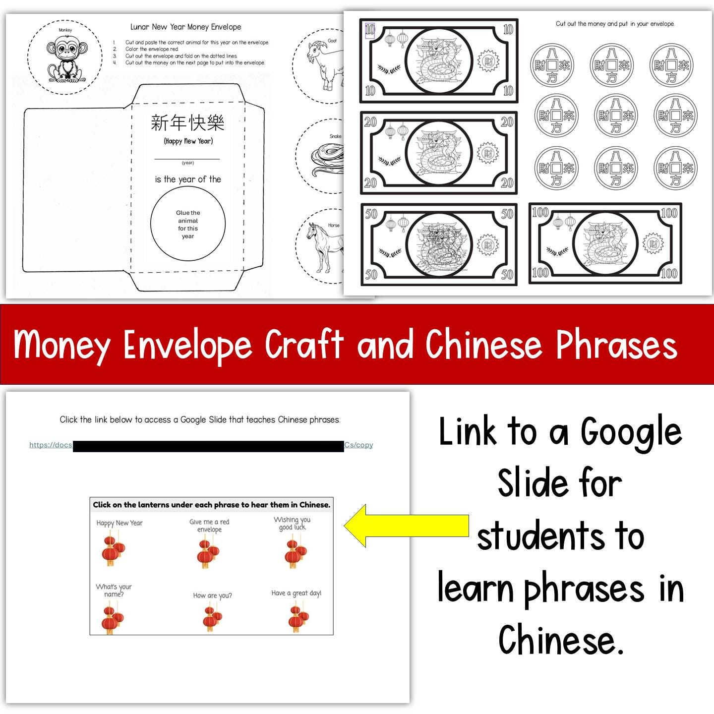 Lunar New Year Activities: Mini Book & Craft for Kids - Etsy