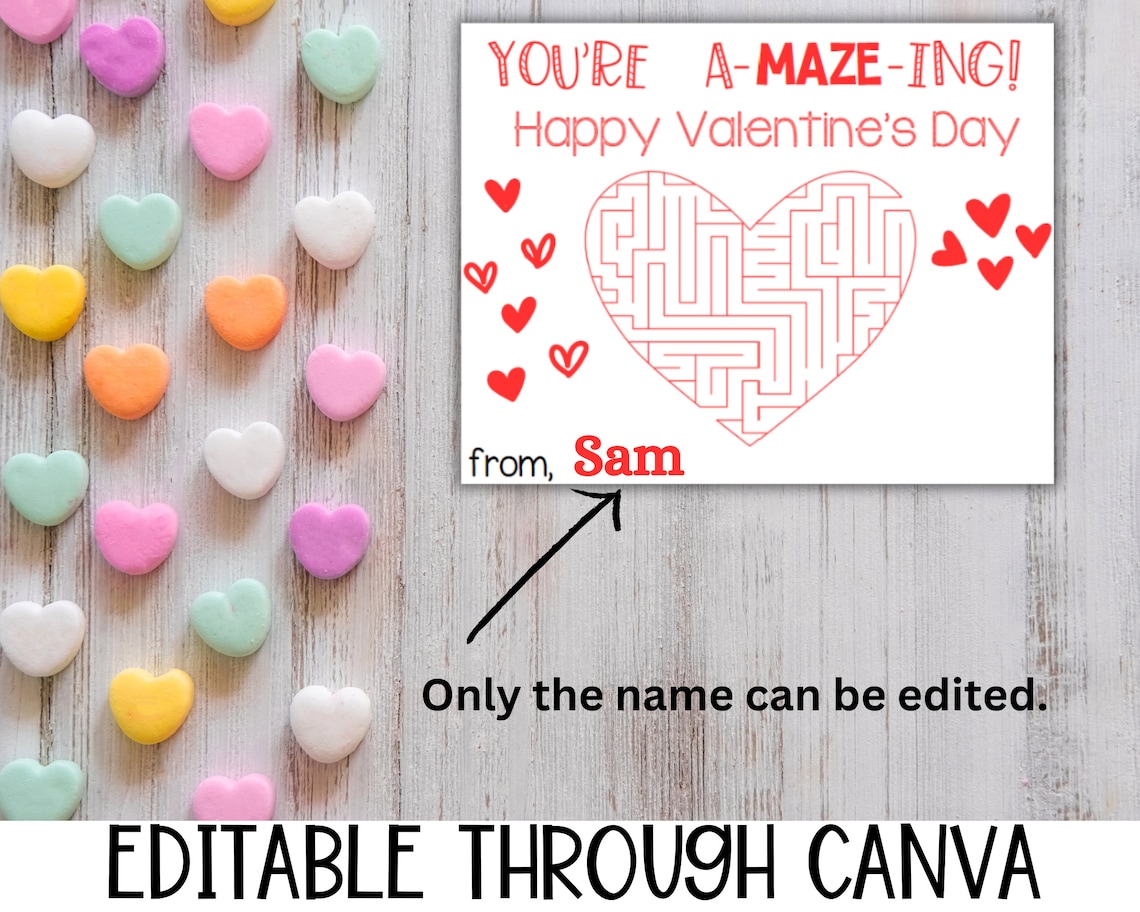Printable Valentine's Day Cards, Classroom Valentine's Day Cards for ...