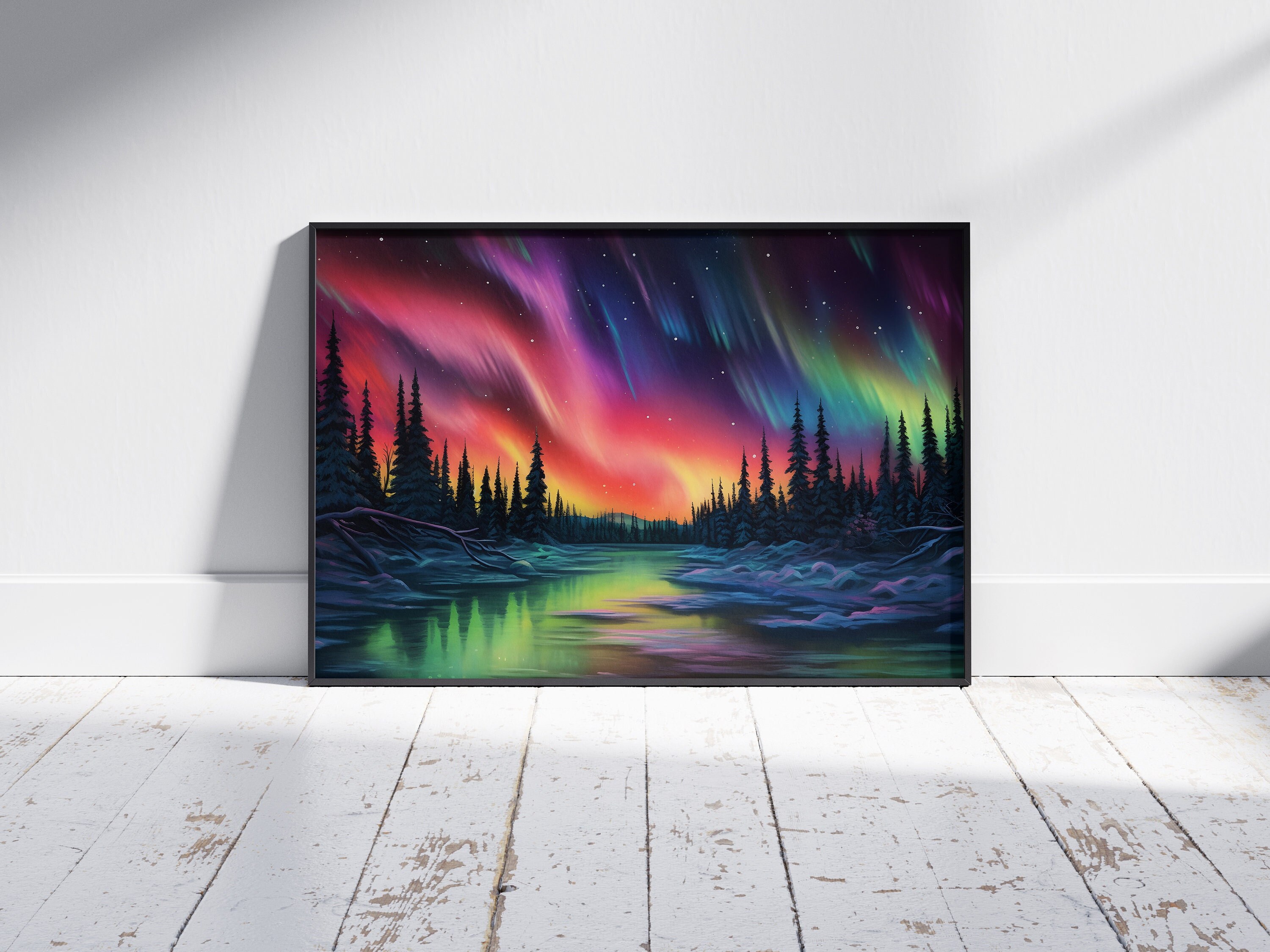 Vibrant Northern Lights Digital Download - Etsy