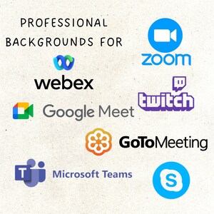 Nature Minimalist | Zoom Virtual Backgrounds | Backdrop | Office ...