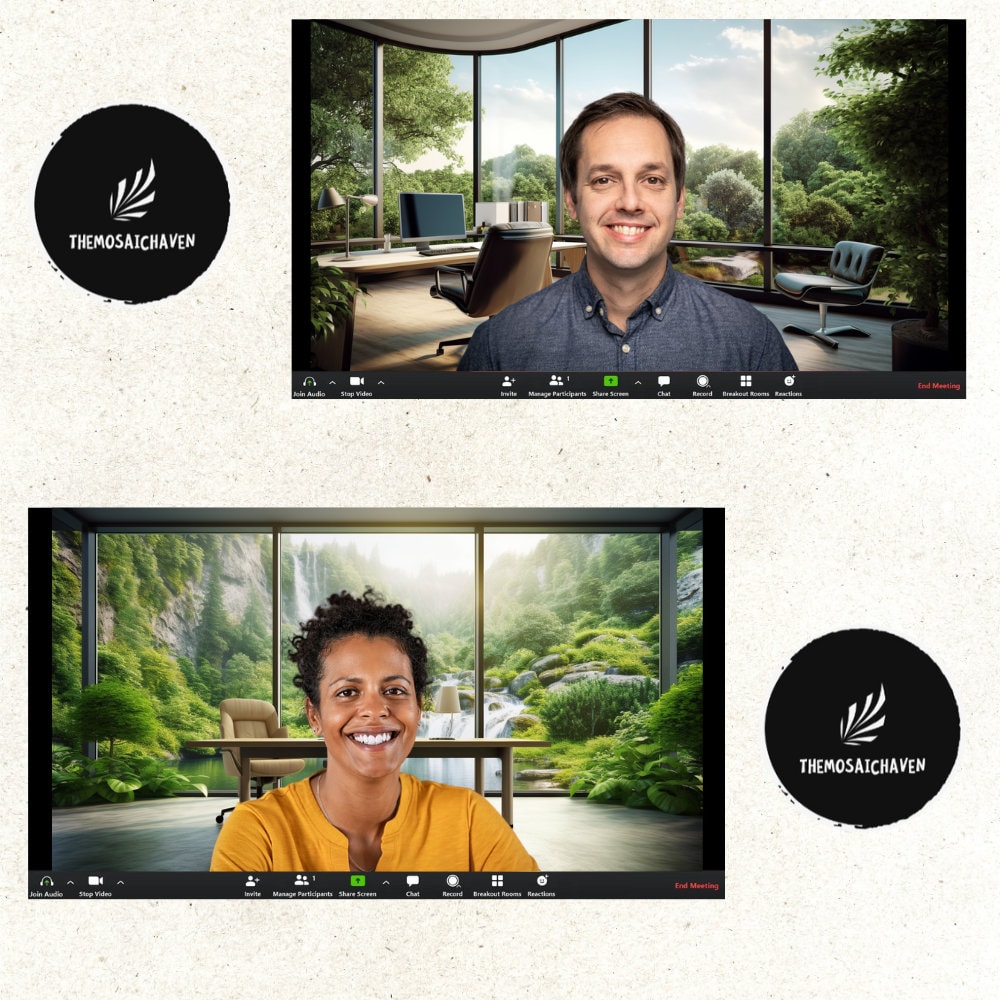 Nature Minimalist | Zoom Virtual Backgrounds | Backdrop | Office ...