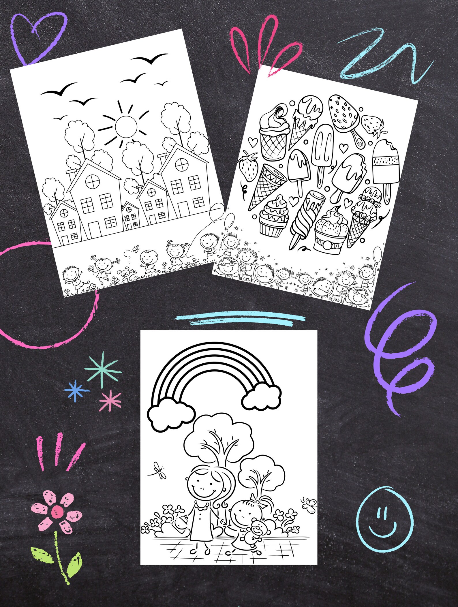Coloring Book for Kids for Fun Coloring Pages for Creative Coloring for ...