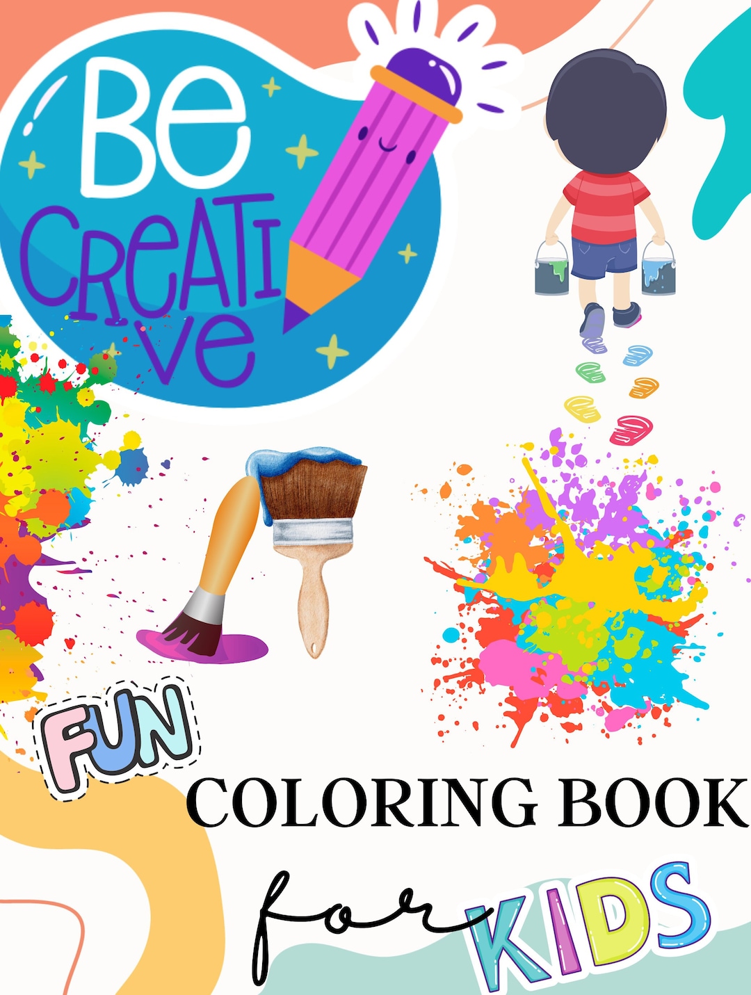 Coloring Book for Kids for Fun Coloring Pages for Creative Coloring for ...