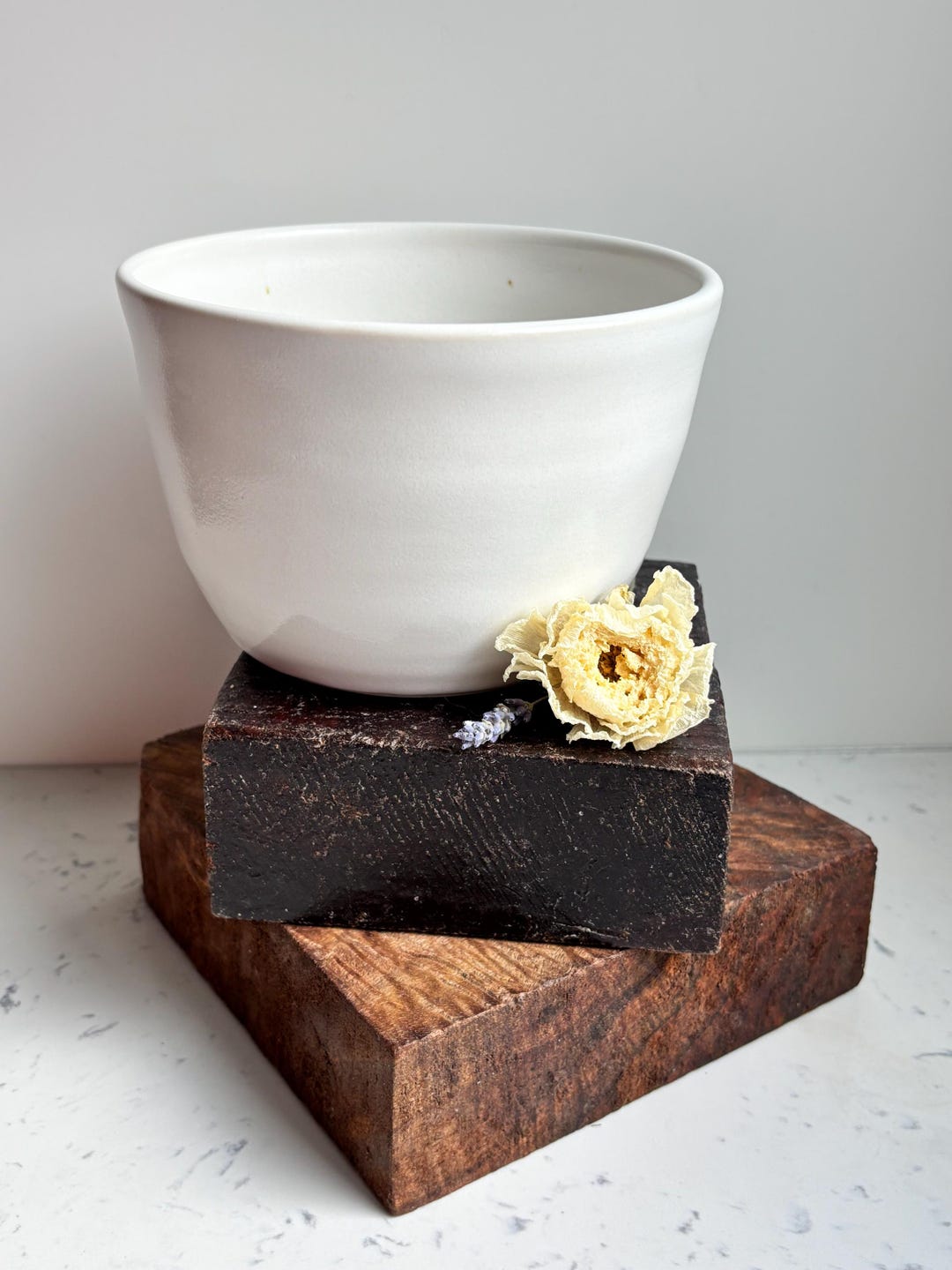 White Bowl Handmade Wheel Thrown Pottery - Etsy