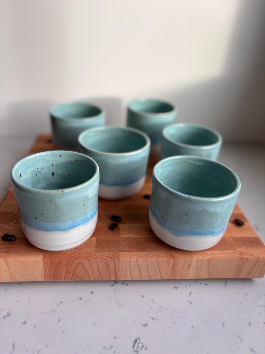 Cortado Cups Handmade Wheel Thrown Pottery - Etsy