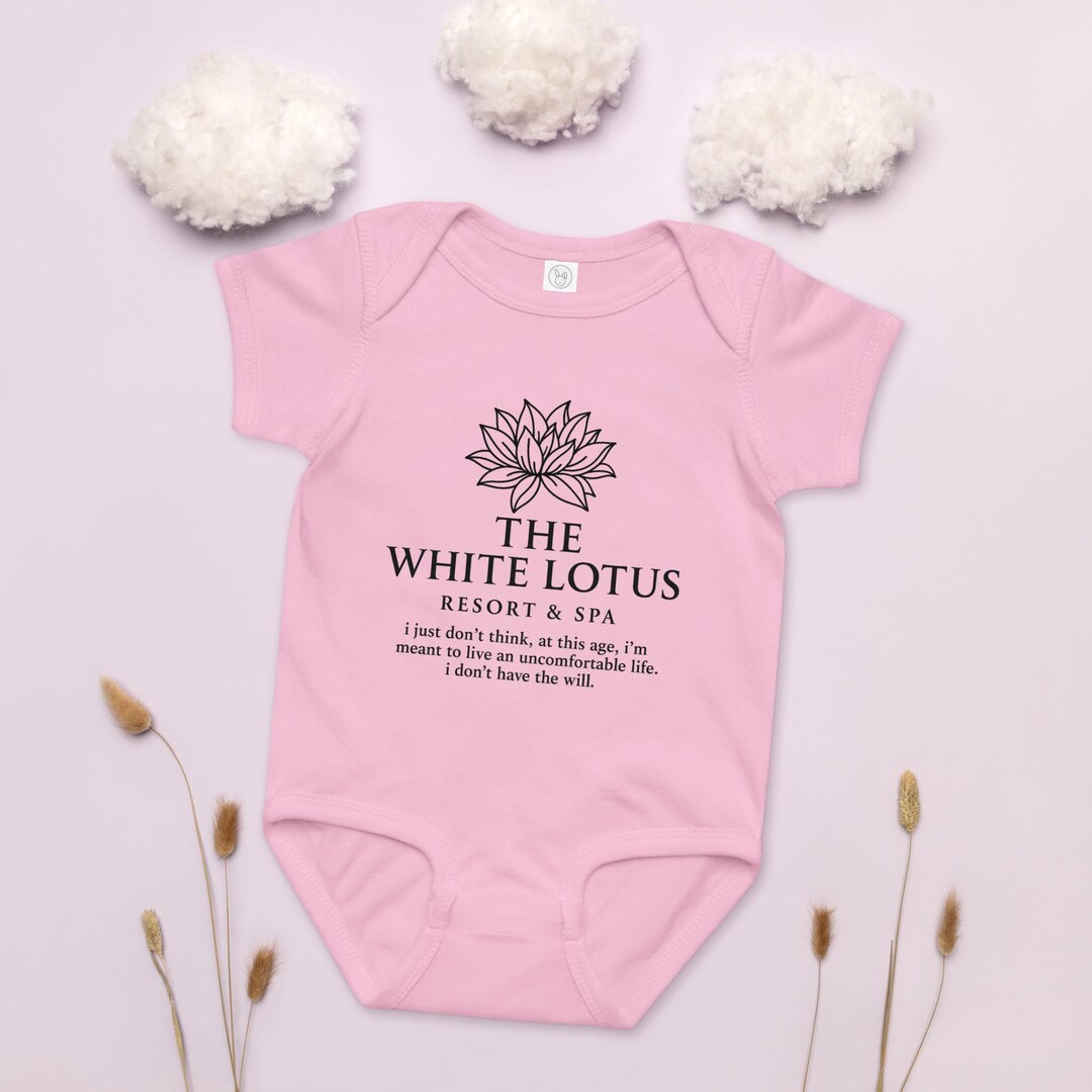 The White Lotus Baby Body Suit- at This Age - Etsy