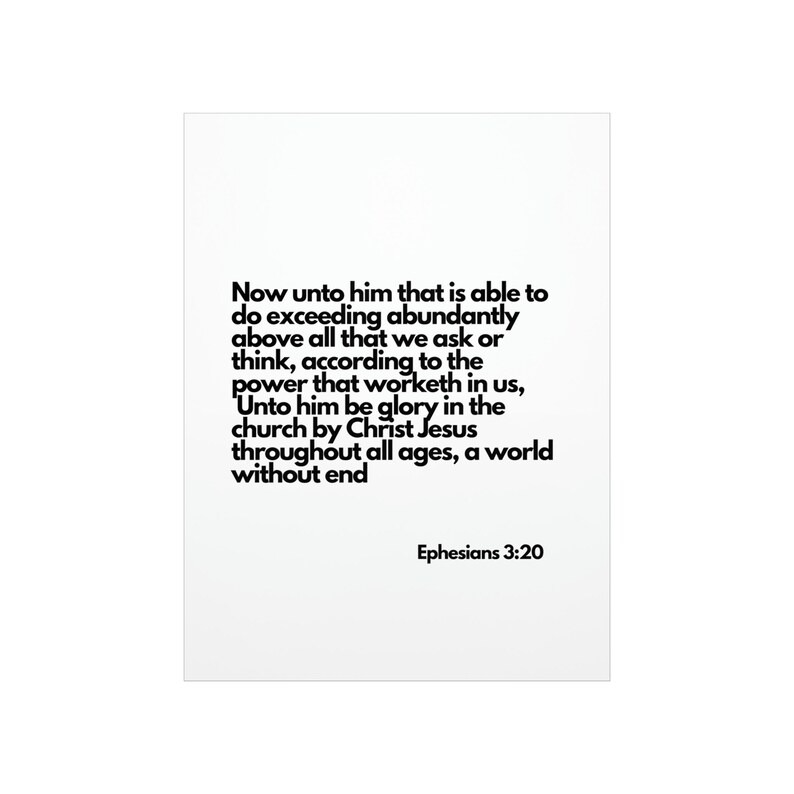 Bible Verse Vertical Poster - Etsy