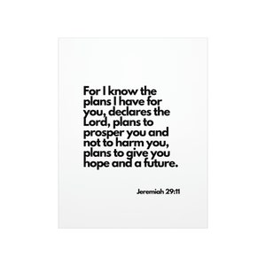 Bible Verse Vertical Poster - Etsy