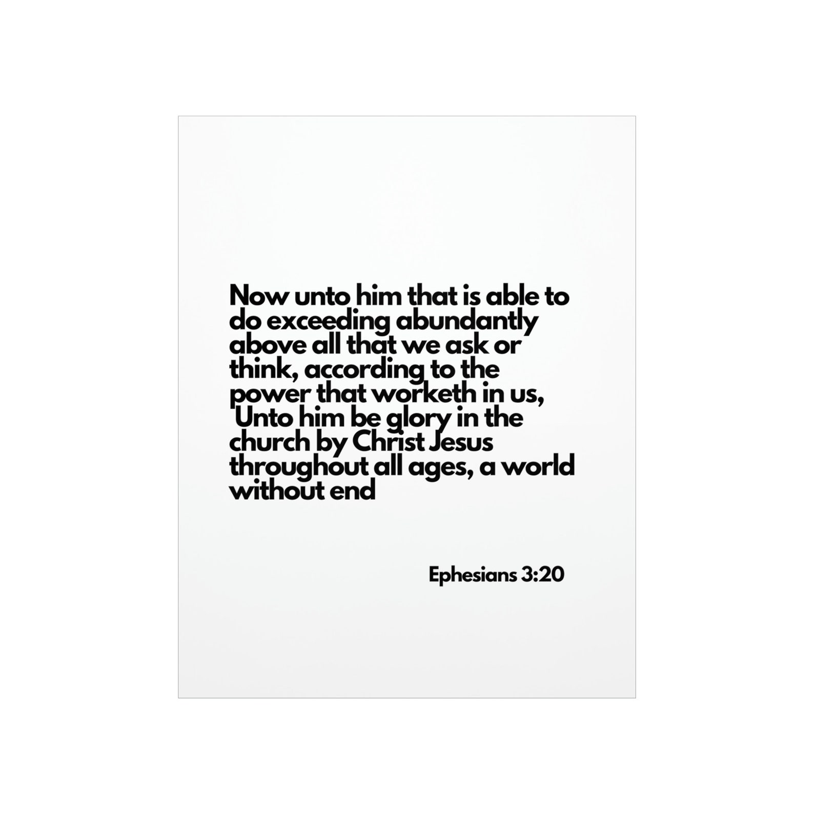 Bible Verse Vertical Poster - Etsy