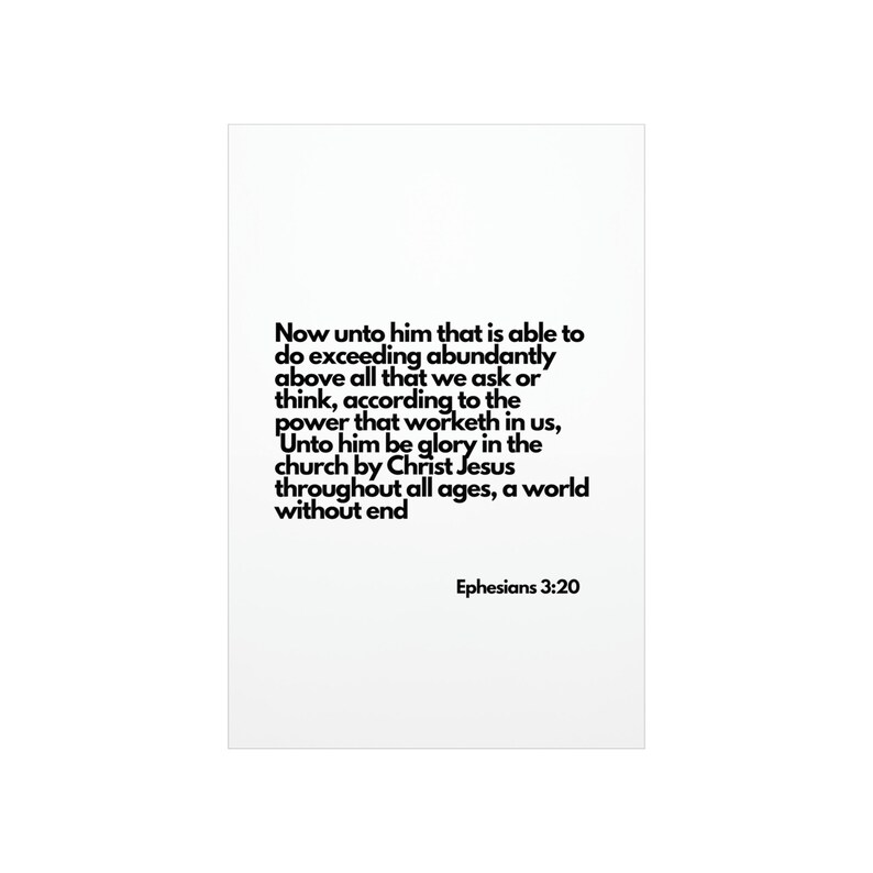 Bible Verse Vertical Poster - Etsy