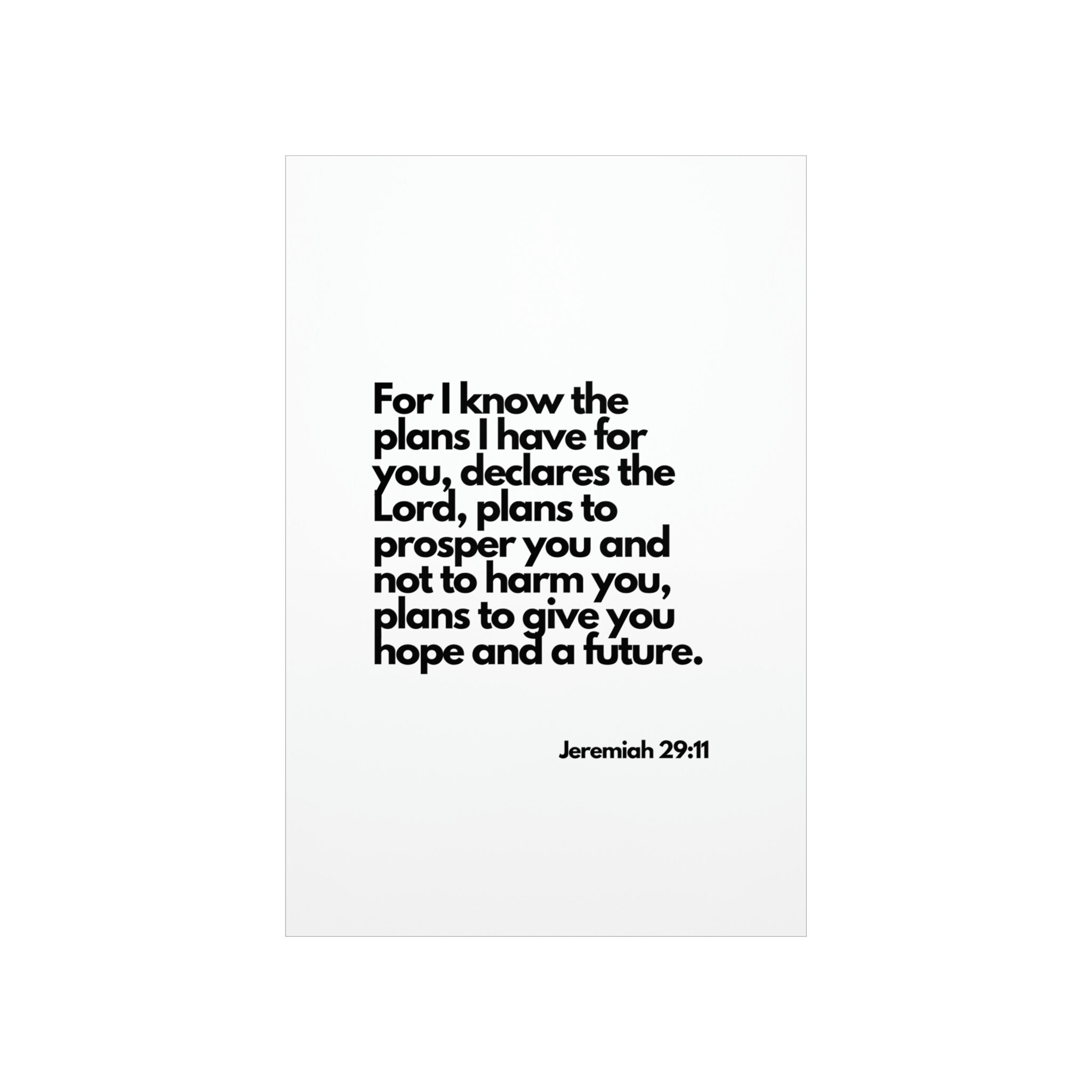 Bible Verse Vertical Poster - Etsy
