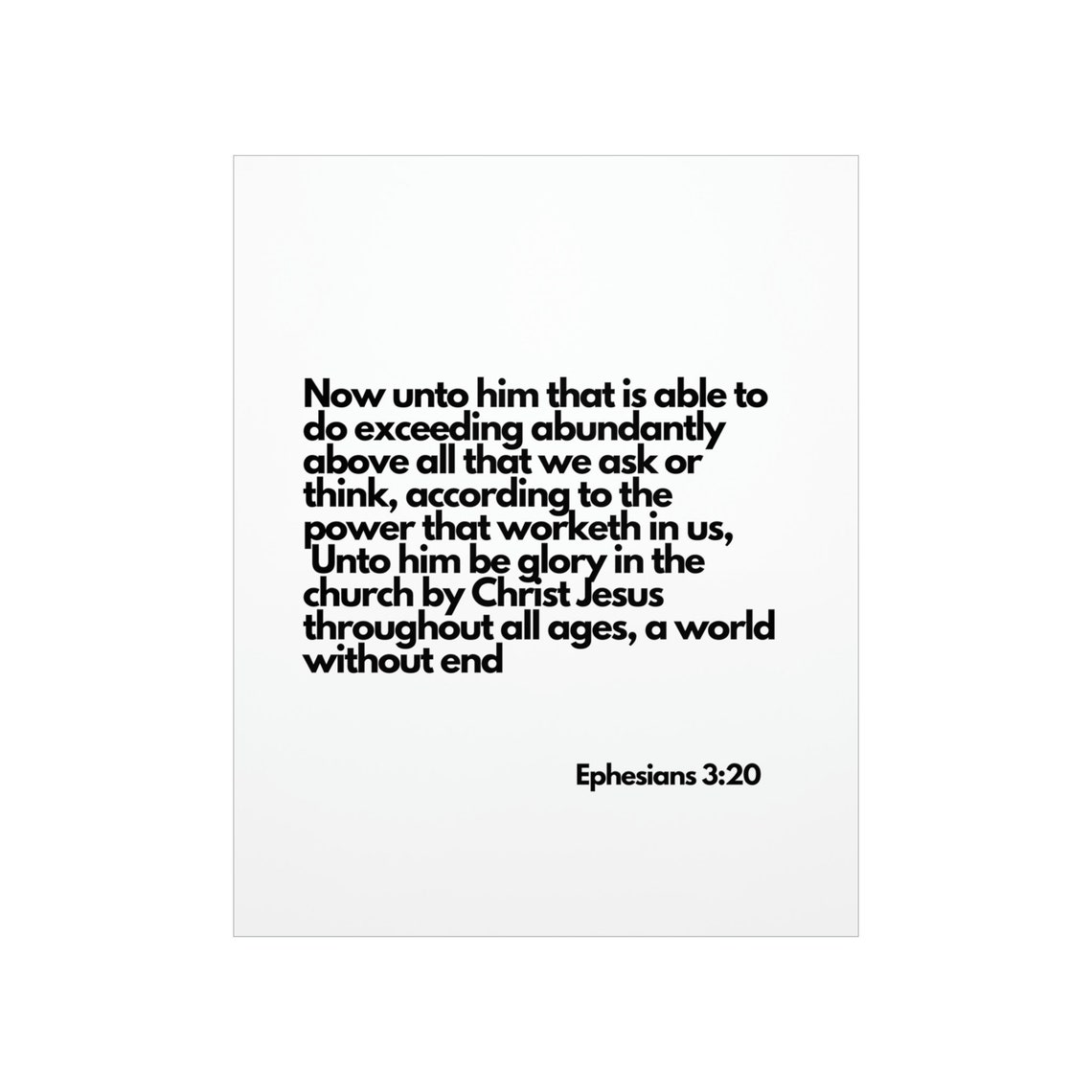 Bible Verse Vertical Poster - Etsy