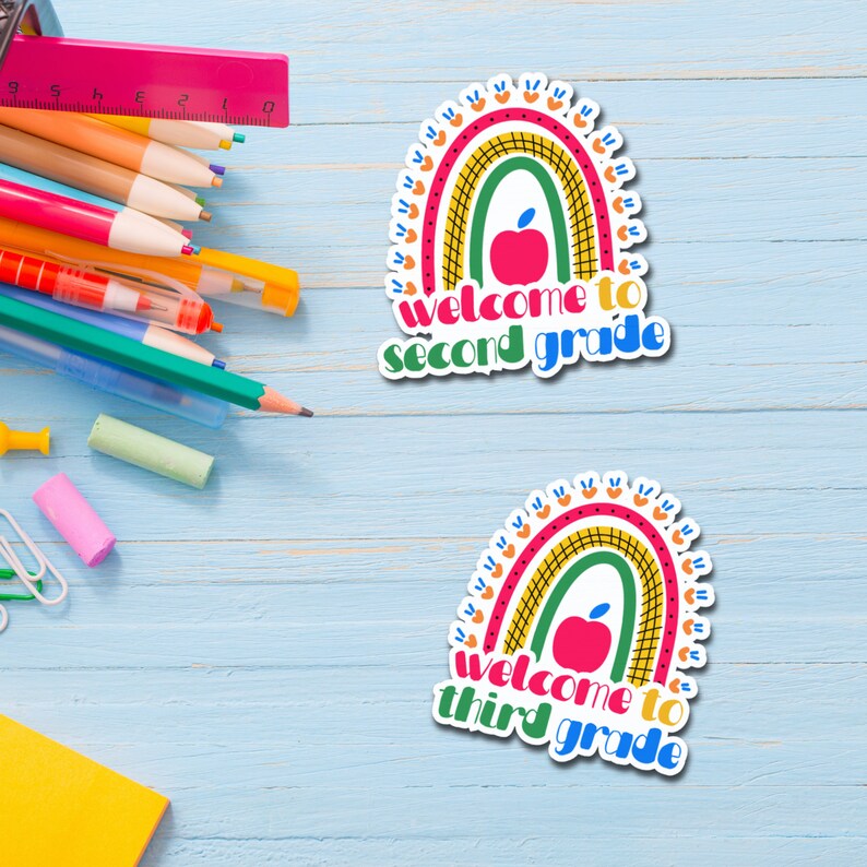 Back to School Stickers, Teacher's Welcome Giveaway, First Day of ...