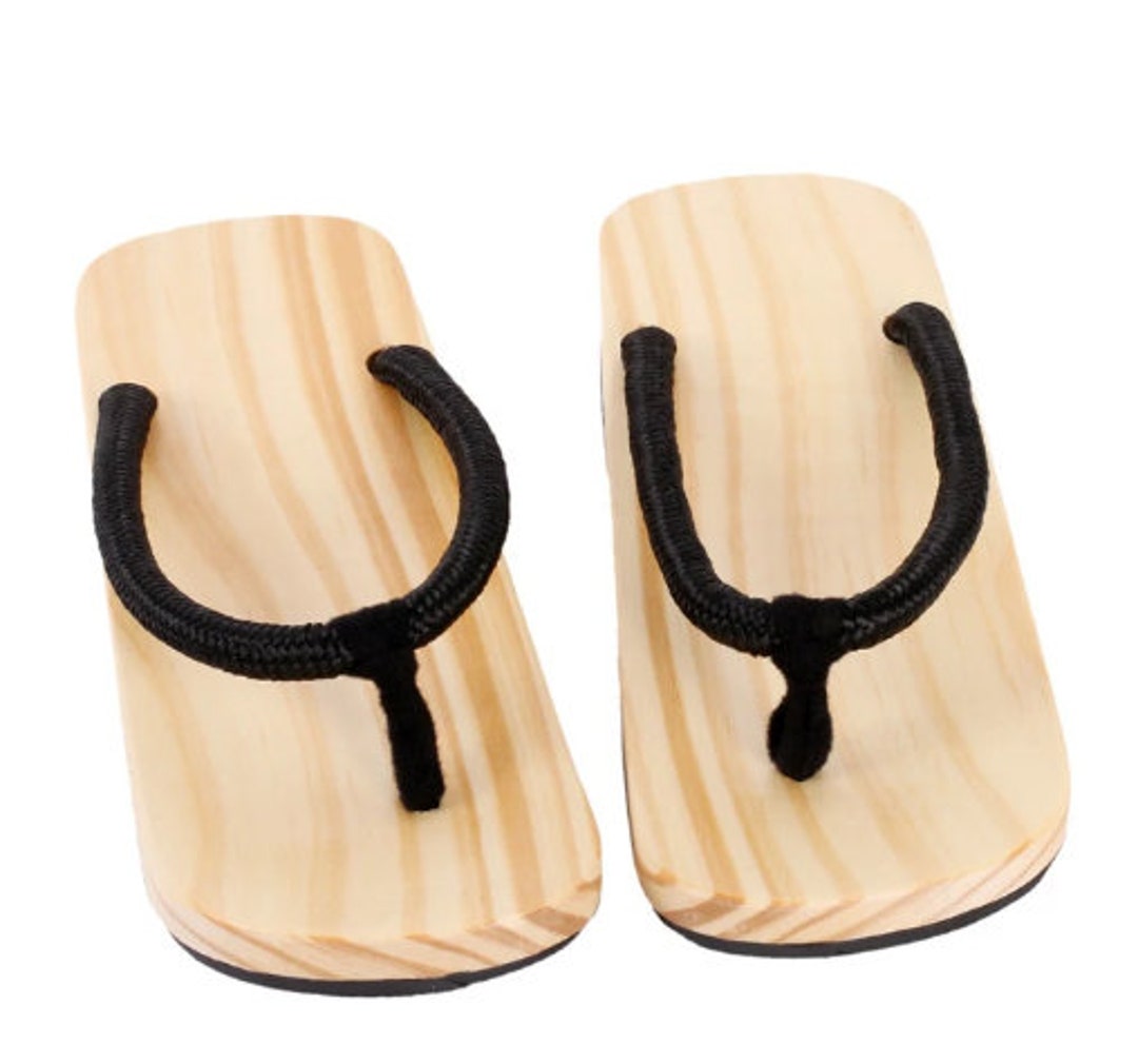 Japanese Style Geta Shoes Men Samurai Costume Geta Clog Beach - Etsy