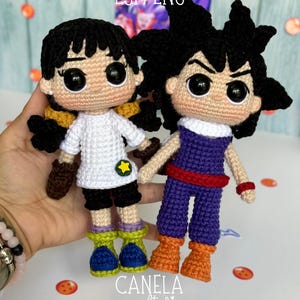 Crochet Pattern Gohan and Videl (2 in 1) - Etsy