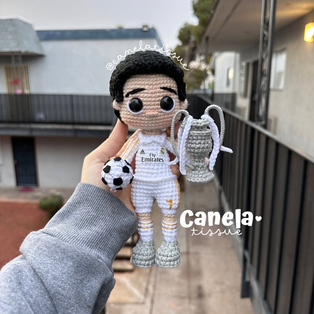 Cristiano Ronaldo Cr7 Crochet Pattern - Etsy