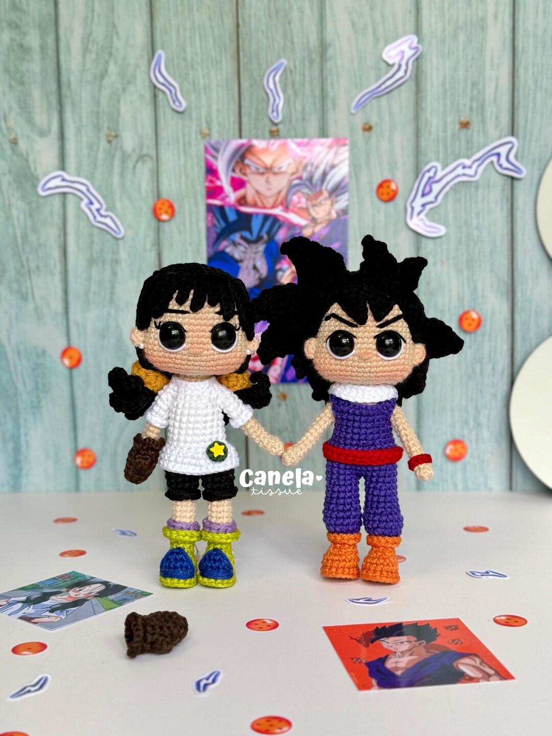 Gohan and Videl Crochet Pattern Pack - Etsy