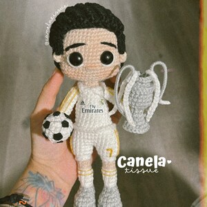 Cristiano Ronaldo Cr7 Crochet Pattern - Etsy Australia