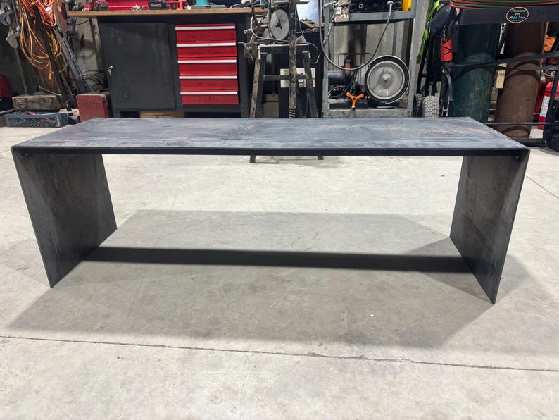 Modern Metal Bench - Etsy