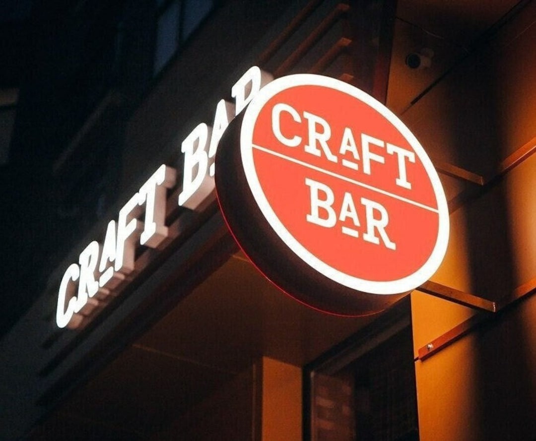 Illuminated Light Box Sign L Storefront Advertising Sign Custom LED ...